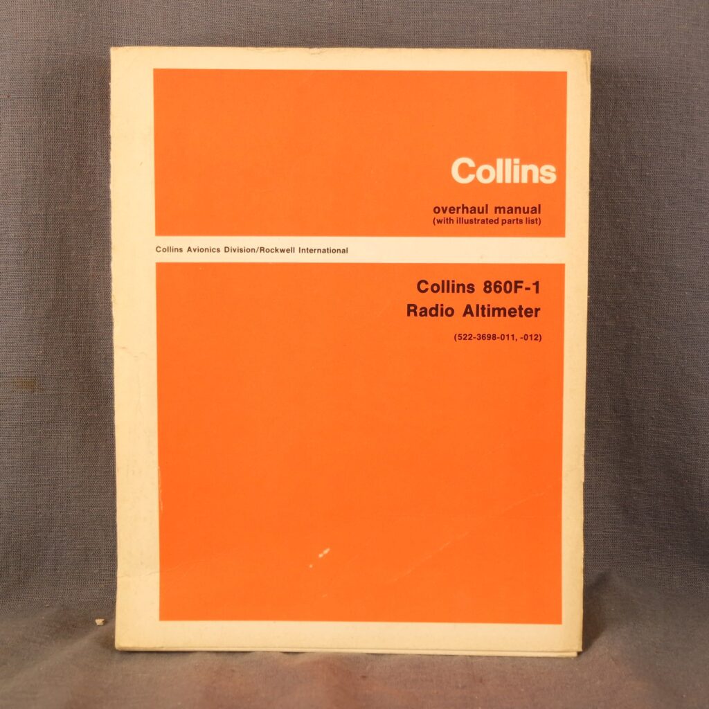 Collins Radio Equipment Manuals Archives - Collins Book Shop
