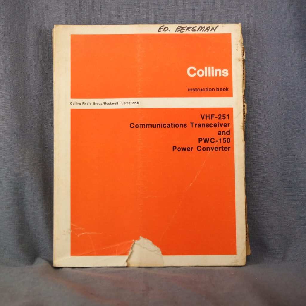 Collins VHF-251 Communications Transceiver and PWC-150 Power Convertor ...